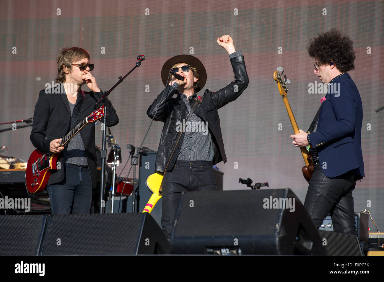 Beck performing at the Barclaycard British Summer Time in gigs in Hyde ...