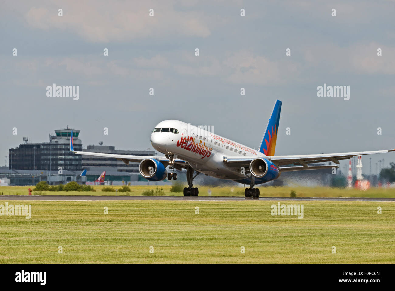 G-LSAN Jet2 Boeing 757-200 Manchester Airport england uk rotation ...