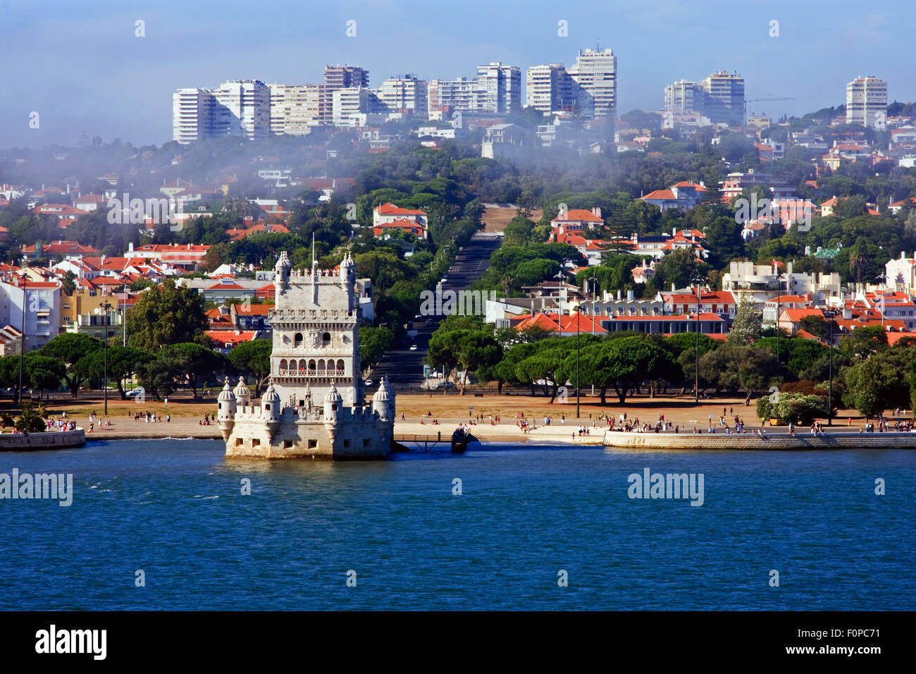 Tower of Belem. Belem Tower (Torre de Belem) is a fortified tower in ...