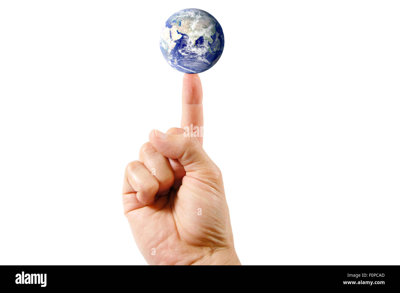 Hand world hi-res stock photography and images - Alamy