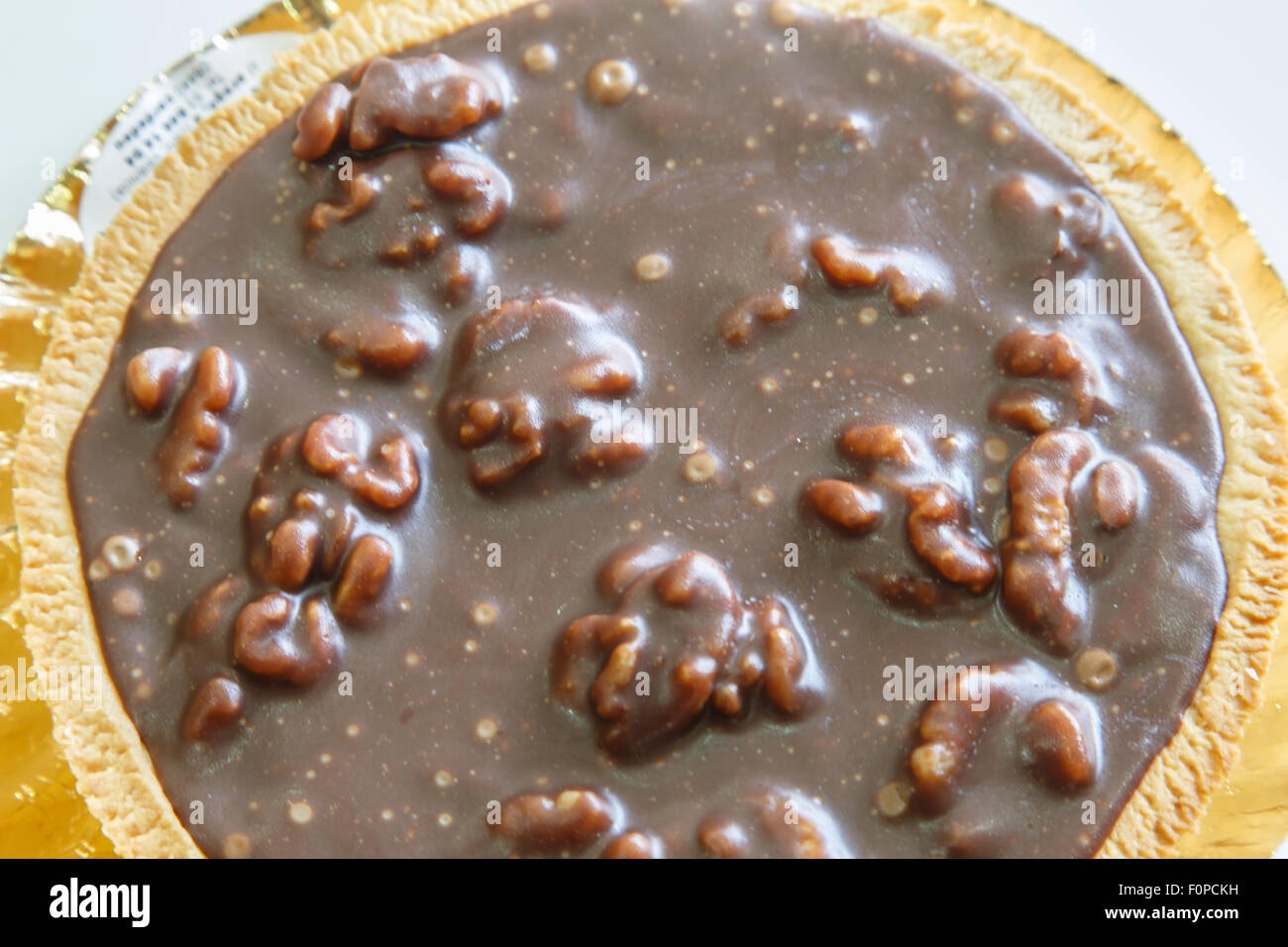 chocolate and nuts cake Stock Photo - Alamy