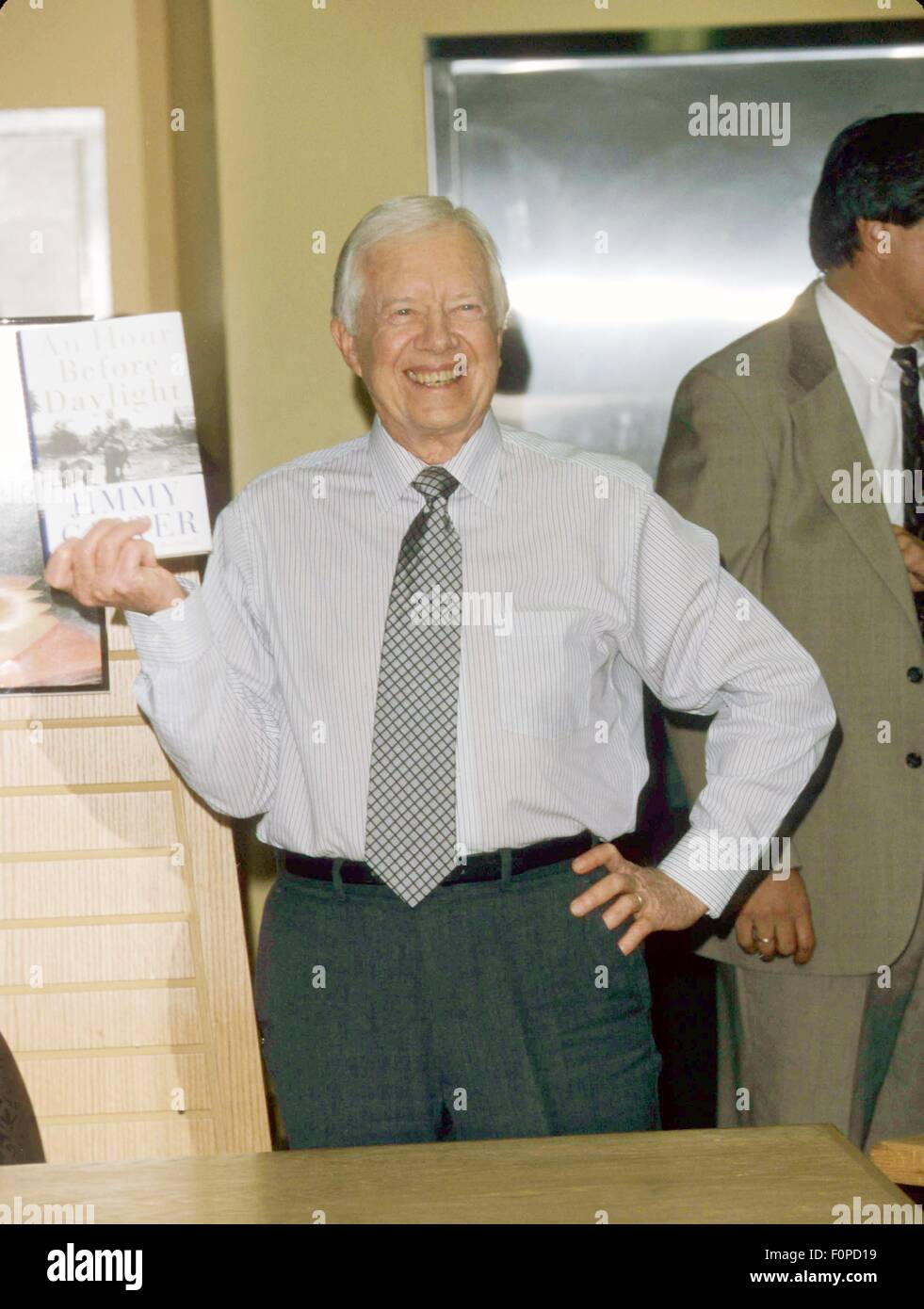 JIMMY CARTER book signing at Borders books Westwood Ca. 2001.k20918psk ...