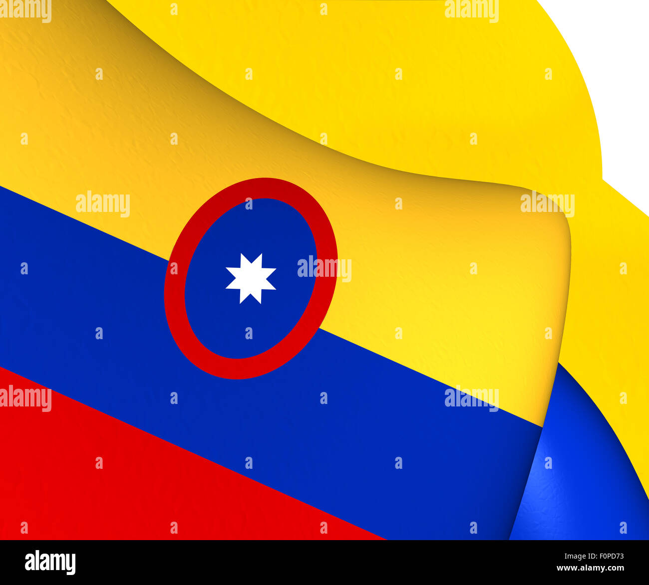Civil Ensign of Colombia. Close Up Stock Photo - Alamy