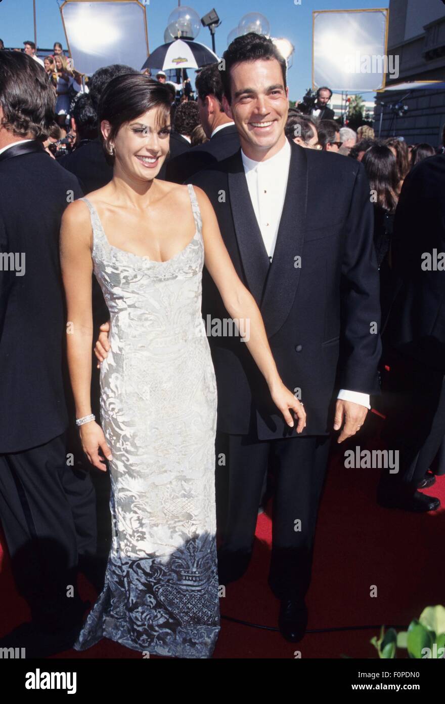 TERI HATCHER with Jon Tenney at Emmy Awards 1995.k2528fb. © Fitzroy ...