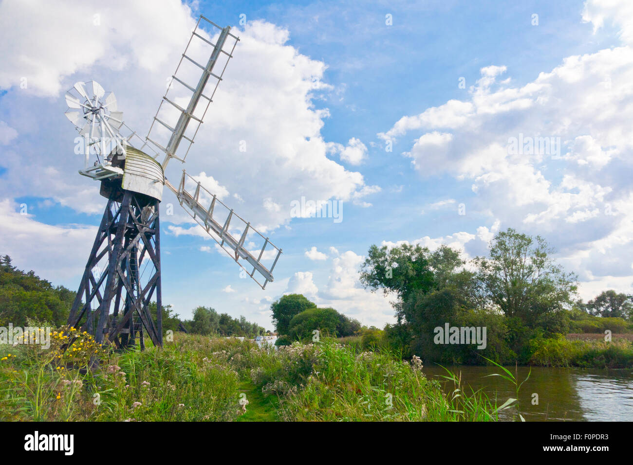 skeleton wind pump Stock Photo - Alamy