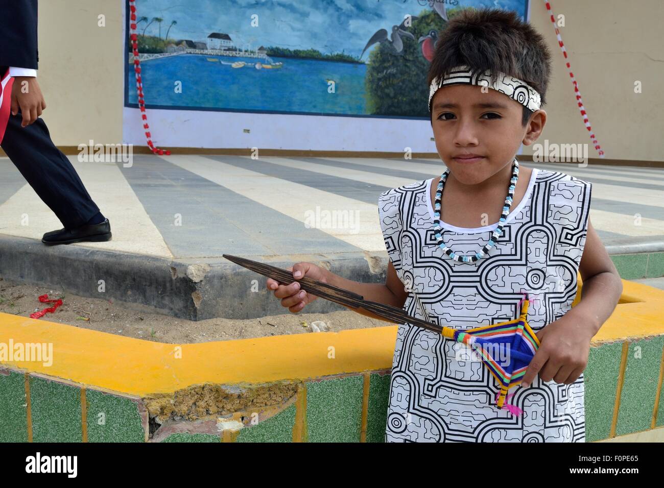 Amazon boy - Independence Day Festival in PUERTO PIZARRO . Department ...