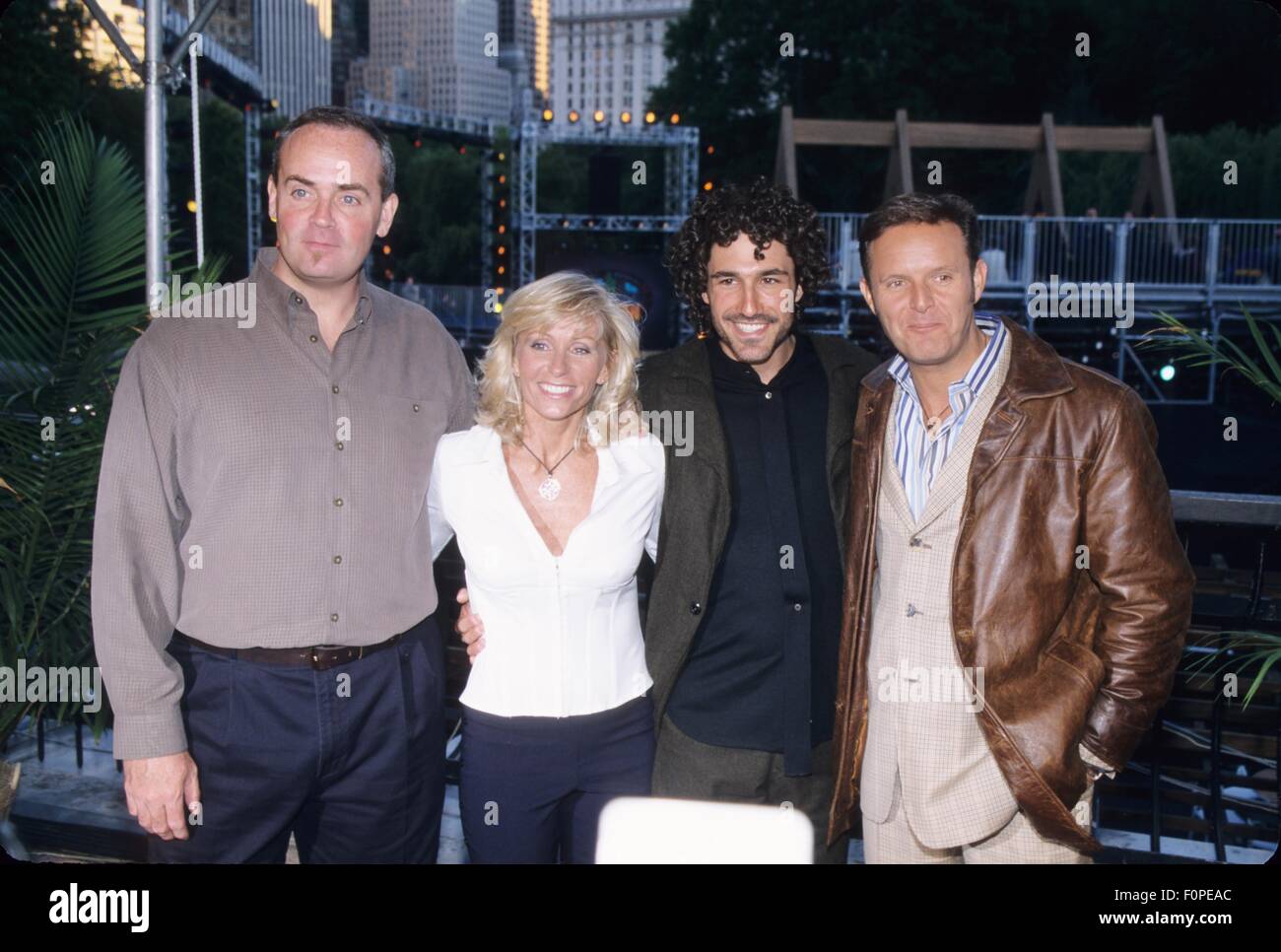 RICHARD HATCH with T. Wesson, Ethan Zohn and Mark Burnett at Survivor ...