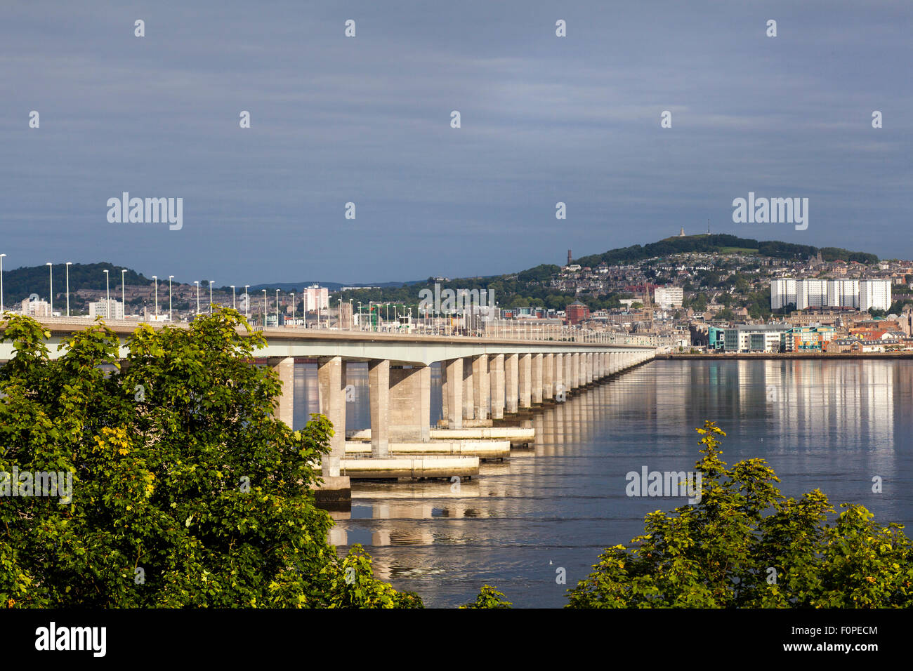Firth of Tay, and the cityn of Dundee from Newport-on-Tay in Fife ...