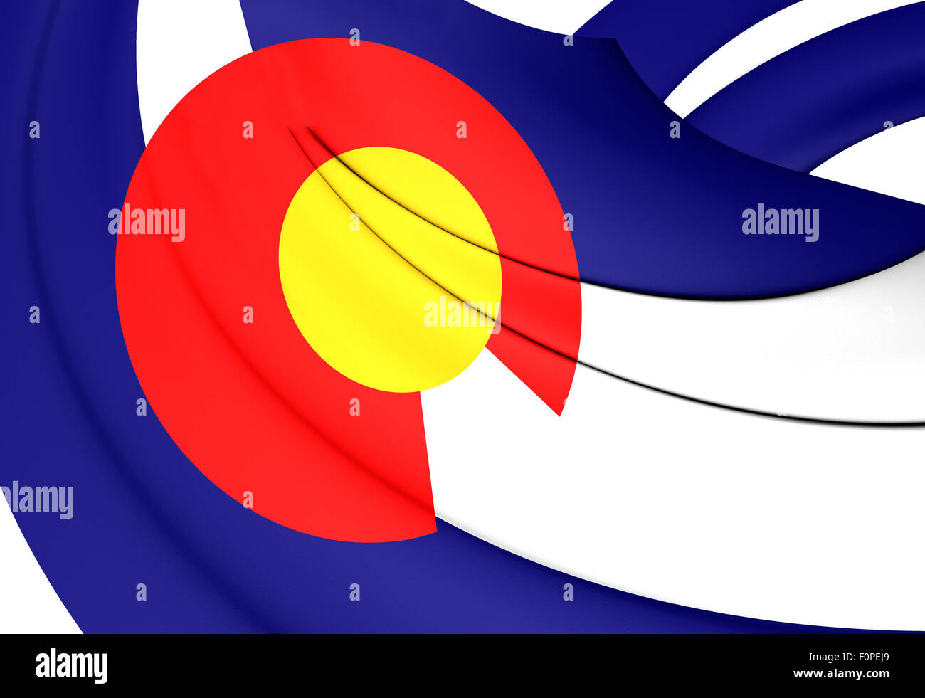 Fabric flag colorado hi-res stock photography and images - Alamy