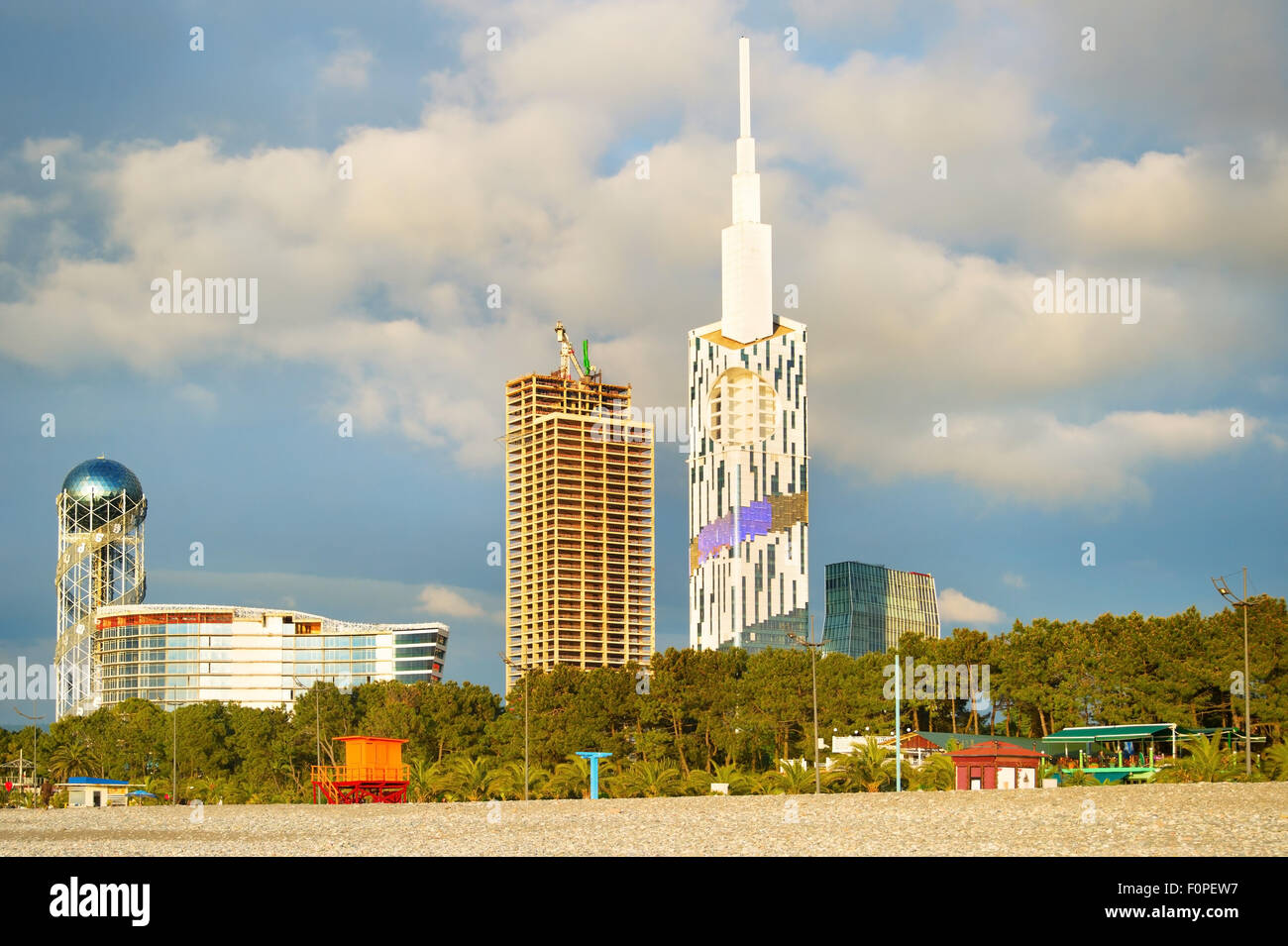 Batumi modern architecture. View from quayside. Georgia Stock Photo - Alamy