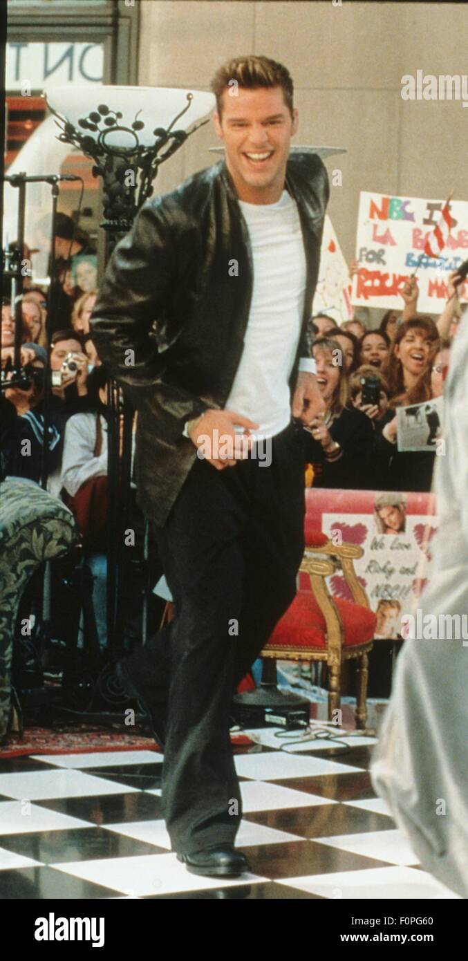RICKY MARTIN.The Today Show at NBC Studios New York 1999.k15896ar ...