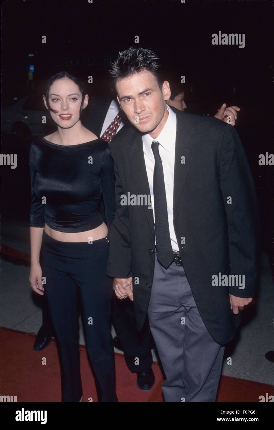 ROSE McGOWAN.The Locusts premiere in Los Angeles 1997.k9877fb ...