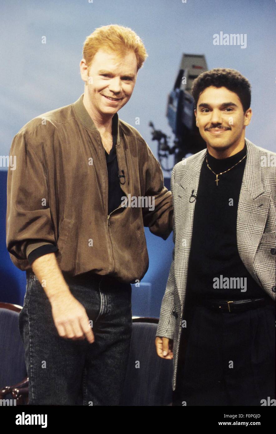 DAVID CARUSO with Nicholas Turturro at NTPD Blue cast on The Phil ...