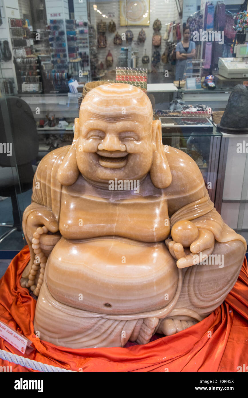 Huge Jade Buddha at this shop in Gothic,Gotic Barrio area of small ...