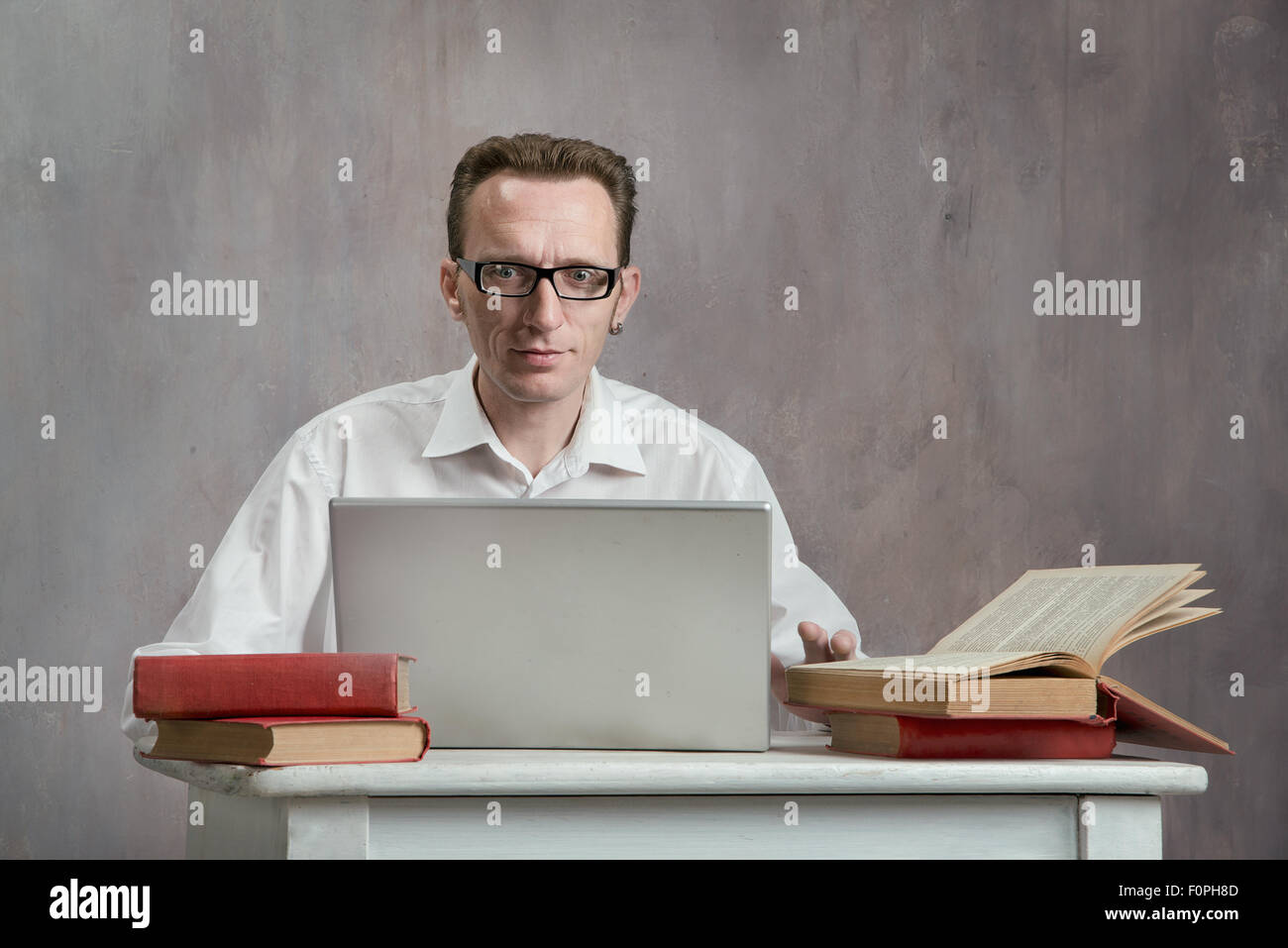 Ambitious young man student using hi-res stock photography and images ...