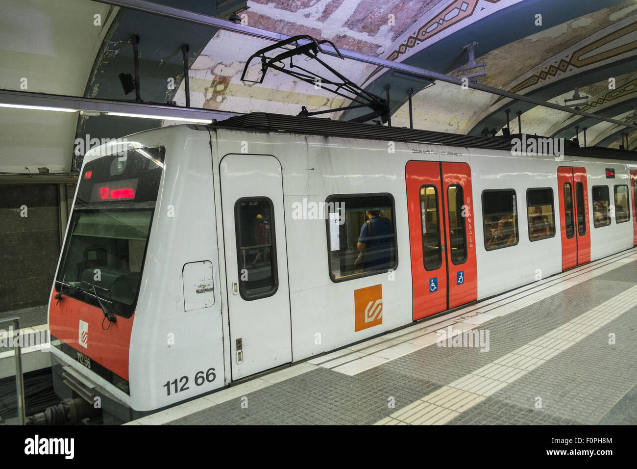 Local train services and Placa Catalunya underground train stations in ...