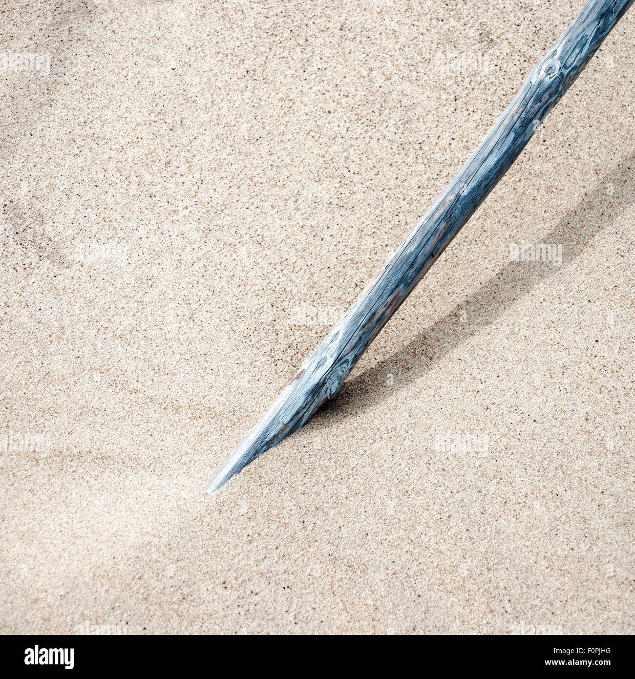 pole standing in the sand Stock Photo - Alamy