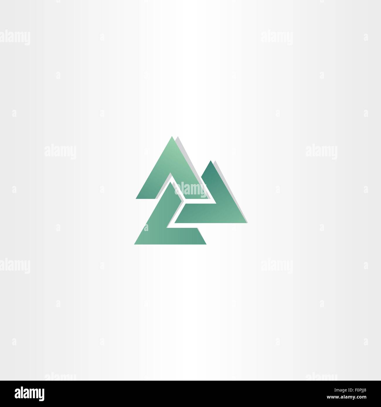 abstract business green triangle logo element symbol Stock Vector Image ...