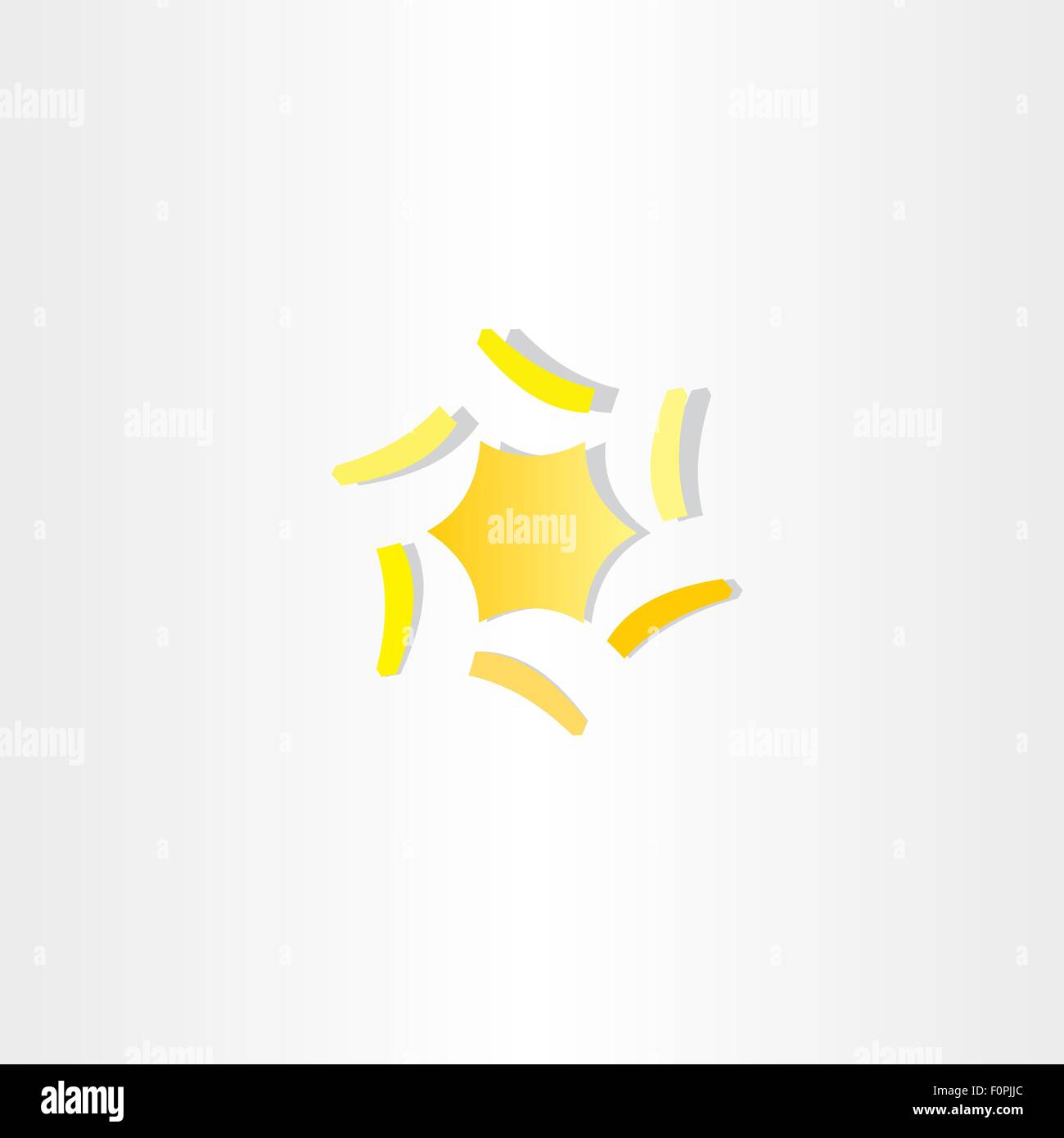 abstract yellow star icon logo vector element design symbol Stock ...