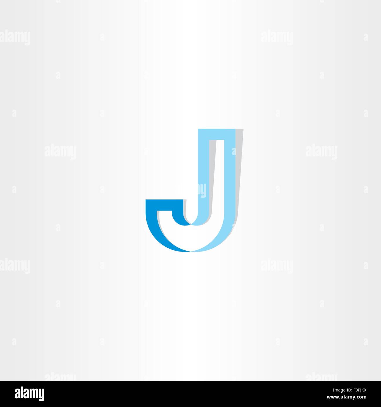 blue stylized letter j vector logo design Stock Vector Image & Art - Alamy