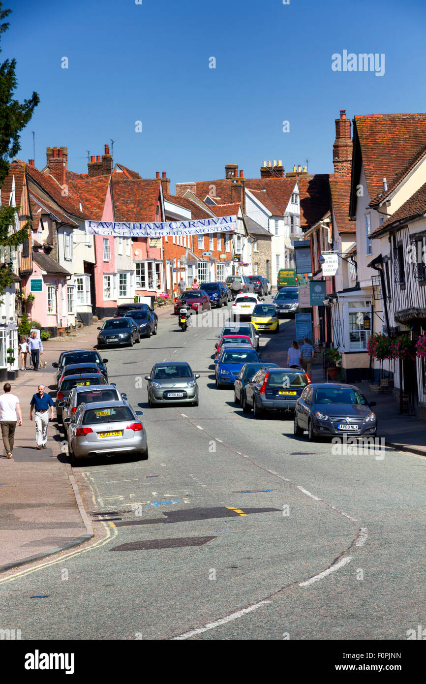 Lavenham high street historic village hi-res stock photography and ...