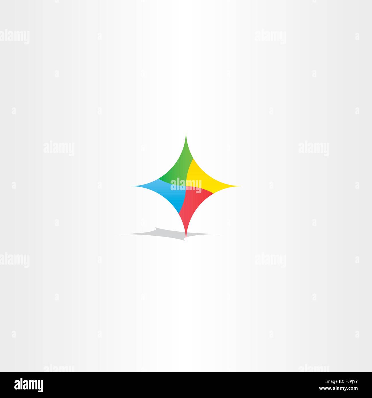 colorful abstract technology logo icon element design Stock Vector ...