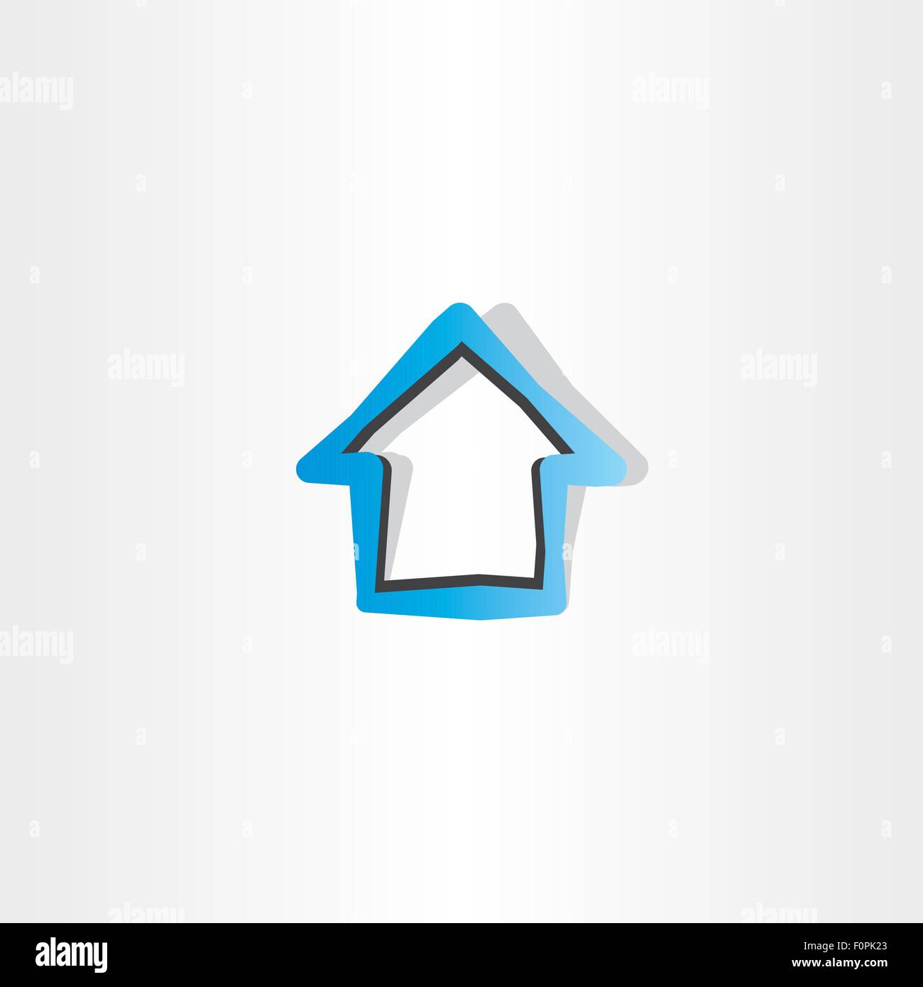 house blue logo symbol element design sign Stock Vector Image & Art - Alamy