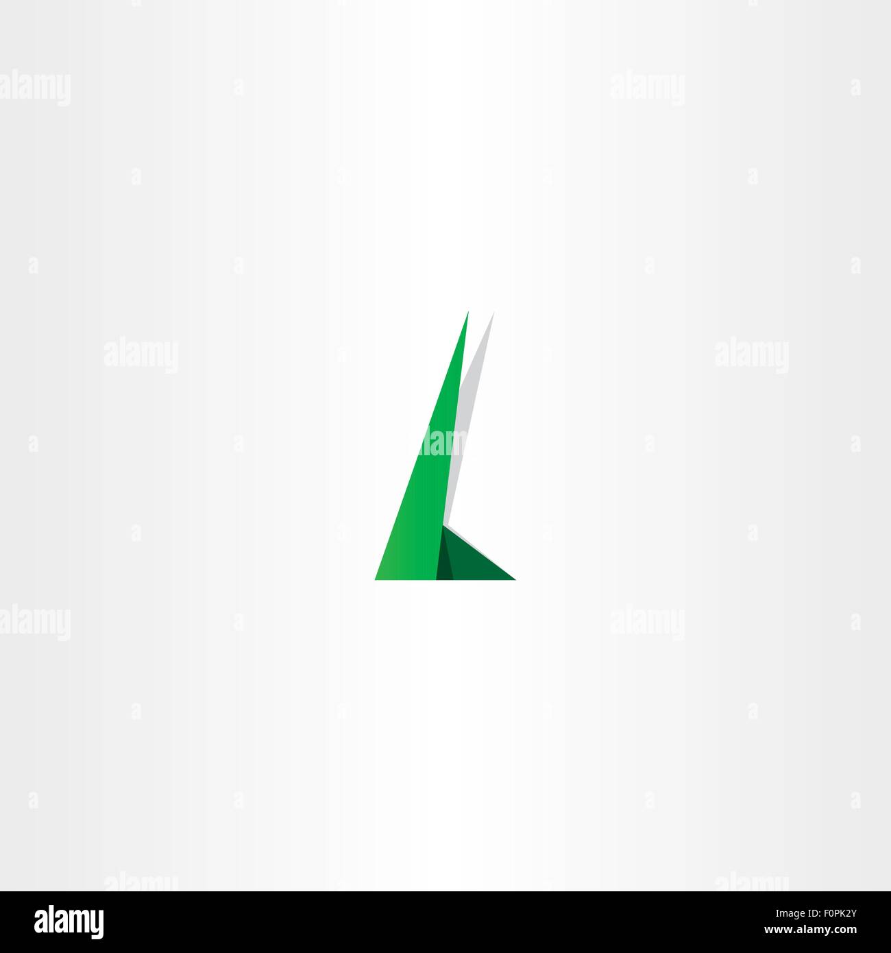 letter l green logo vector element symbol design sign Stock Vector ...