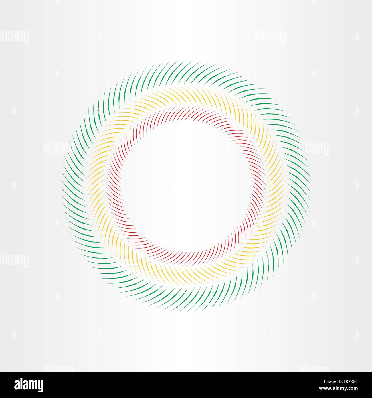 optical illusion circle vector element design hypnotic Stock Vector ...