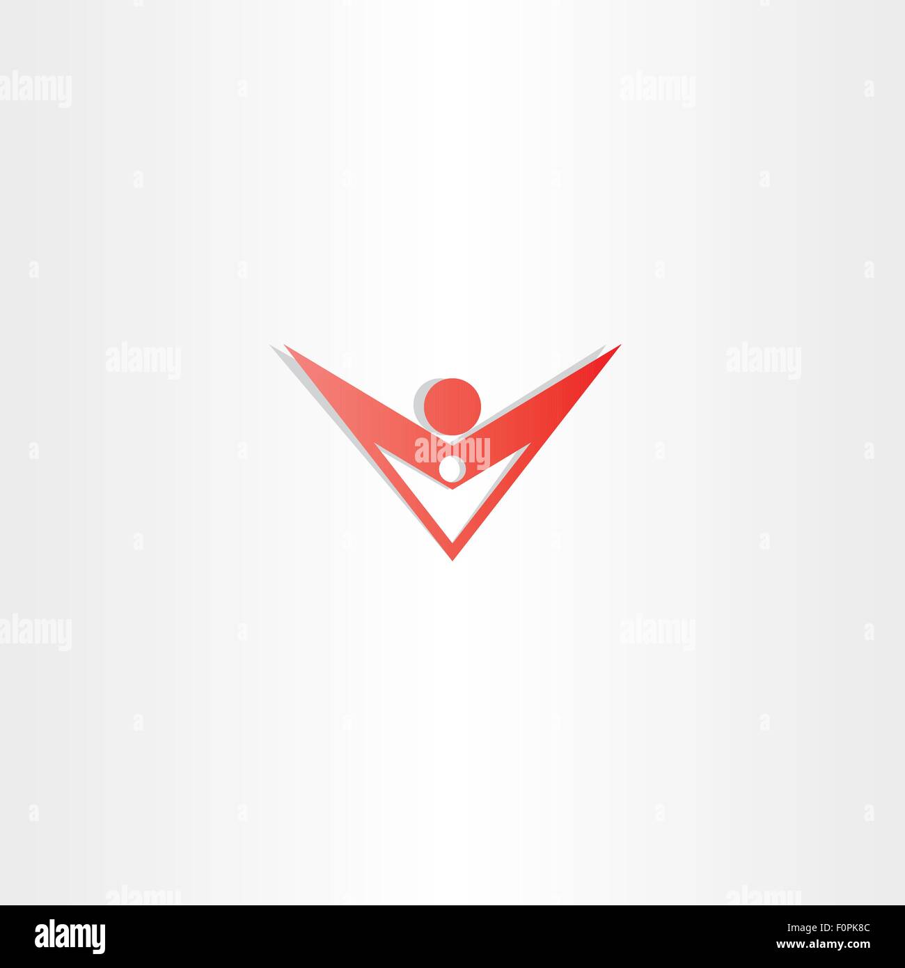 parent and child red icon vector protection Stock Vector Image & Art ...