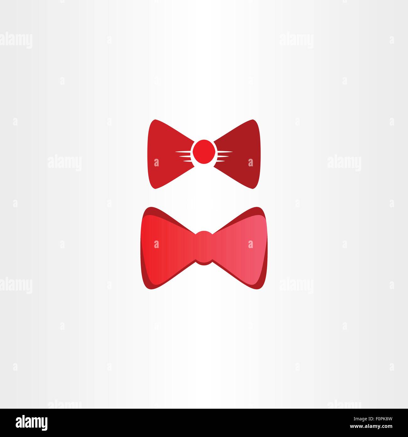 Red Bow Tie Vector