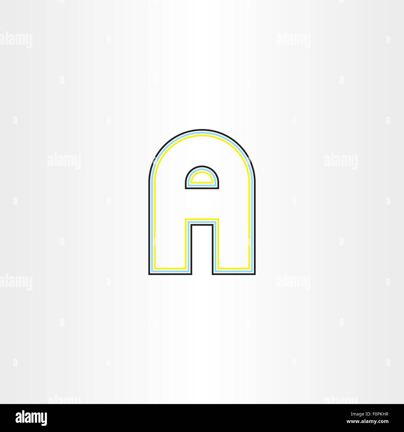 Letter a design hi-res stock photography and images - Alamy