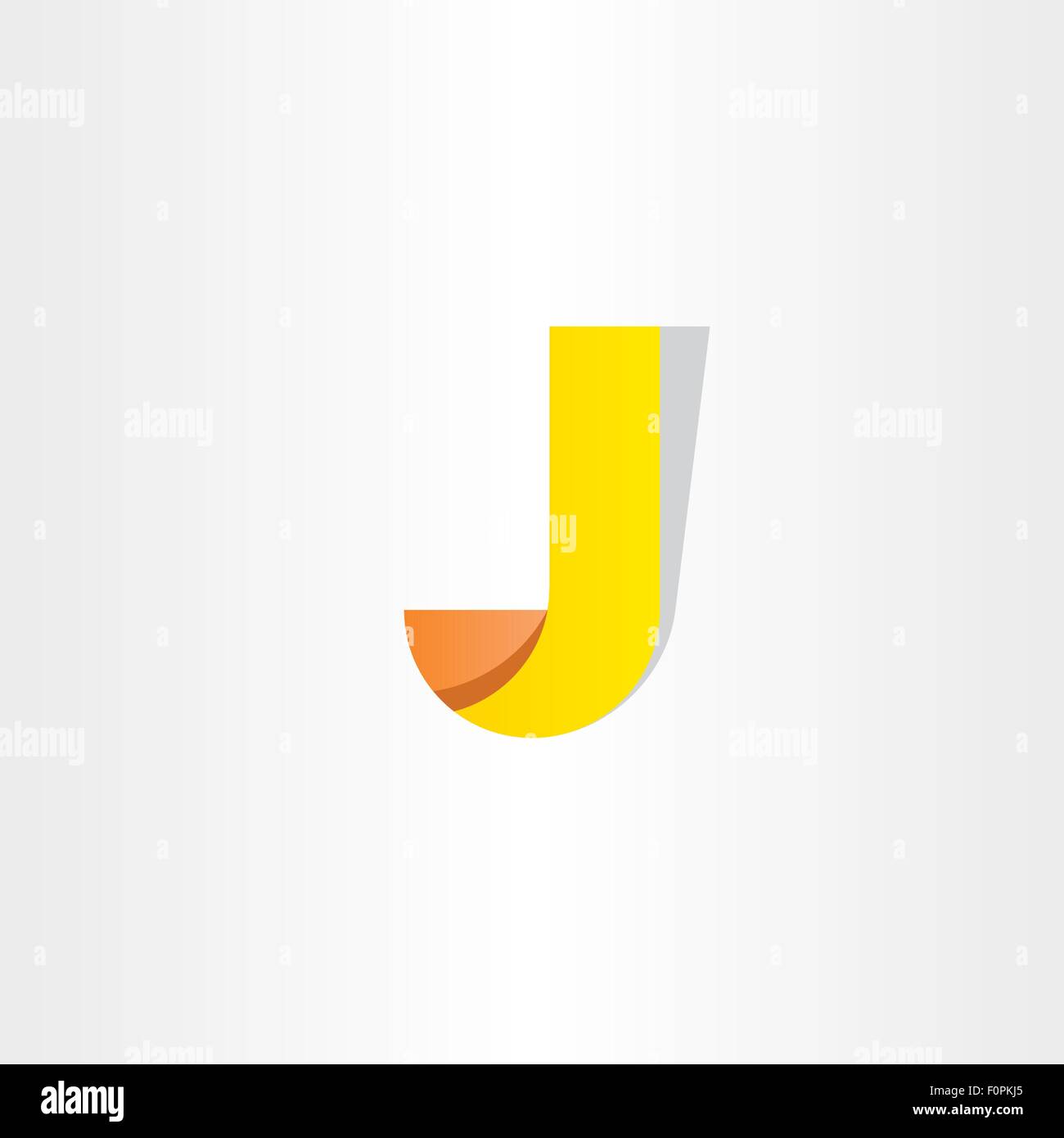 yellow letter j symbol design logo j icon Stock Vector Image & Art - Alamy