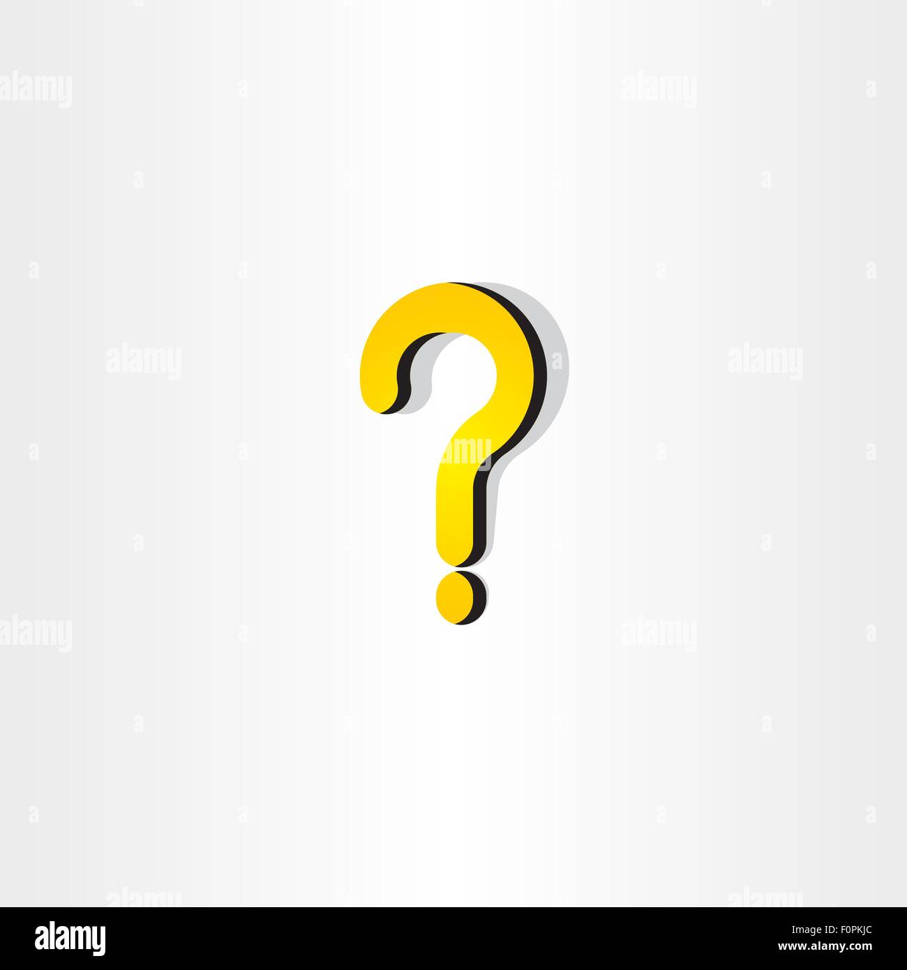 yellow question mark icon vector element ask sign Stock Vector Image ...