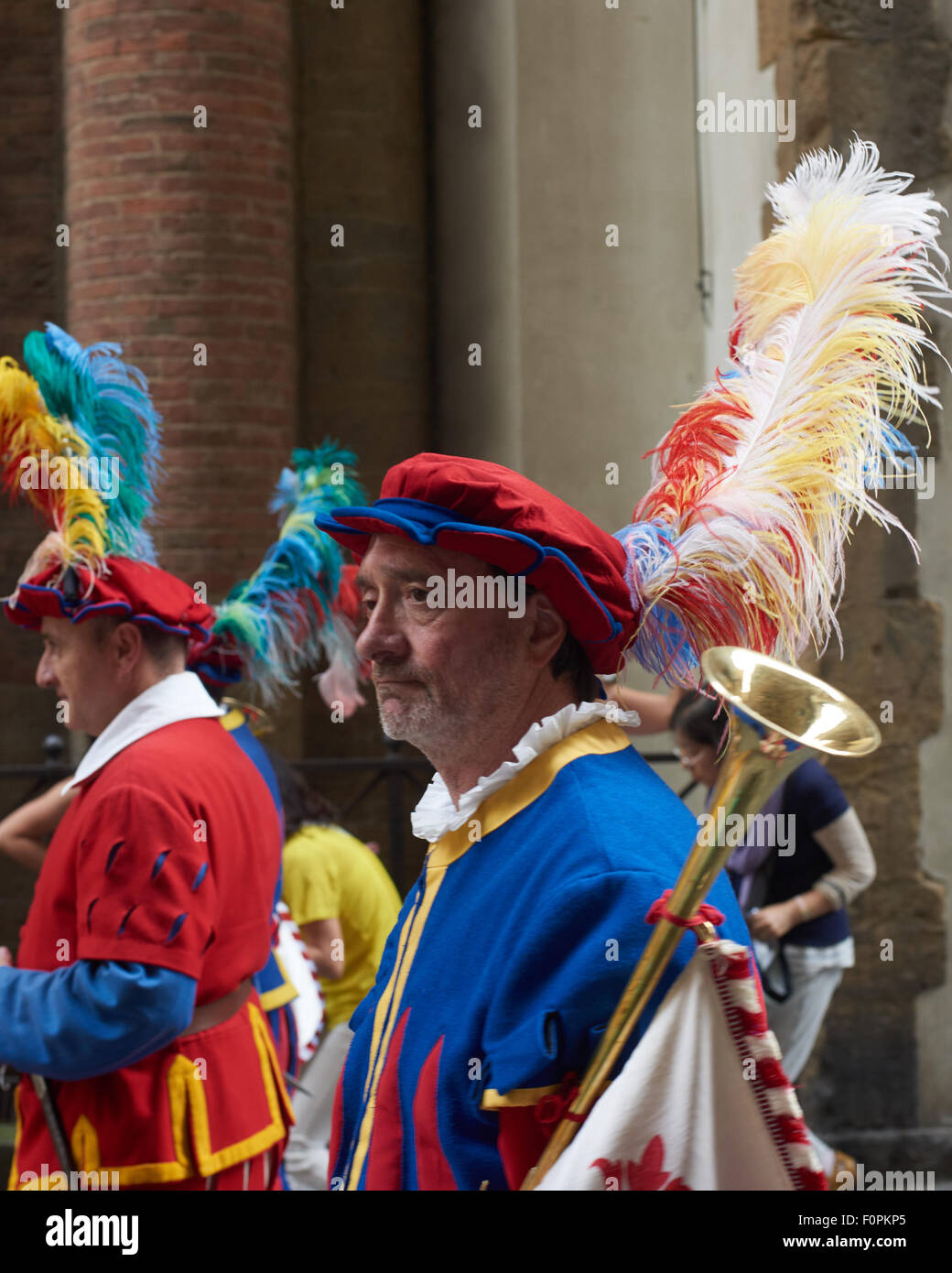 Medieval trumpeter hi-res stock photography and images - Alamy