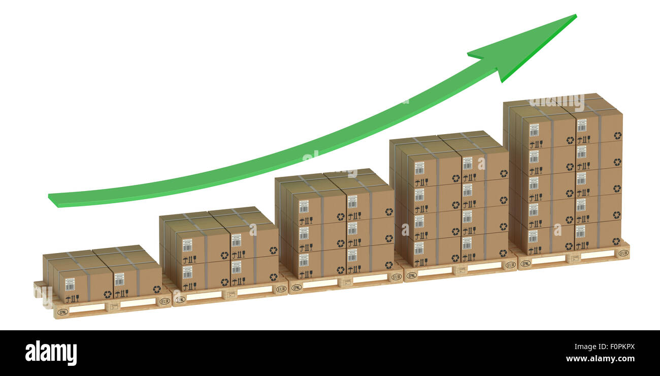 Shipment progress graph hi-res stock photography and images - Alamy