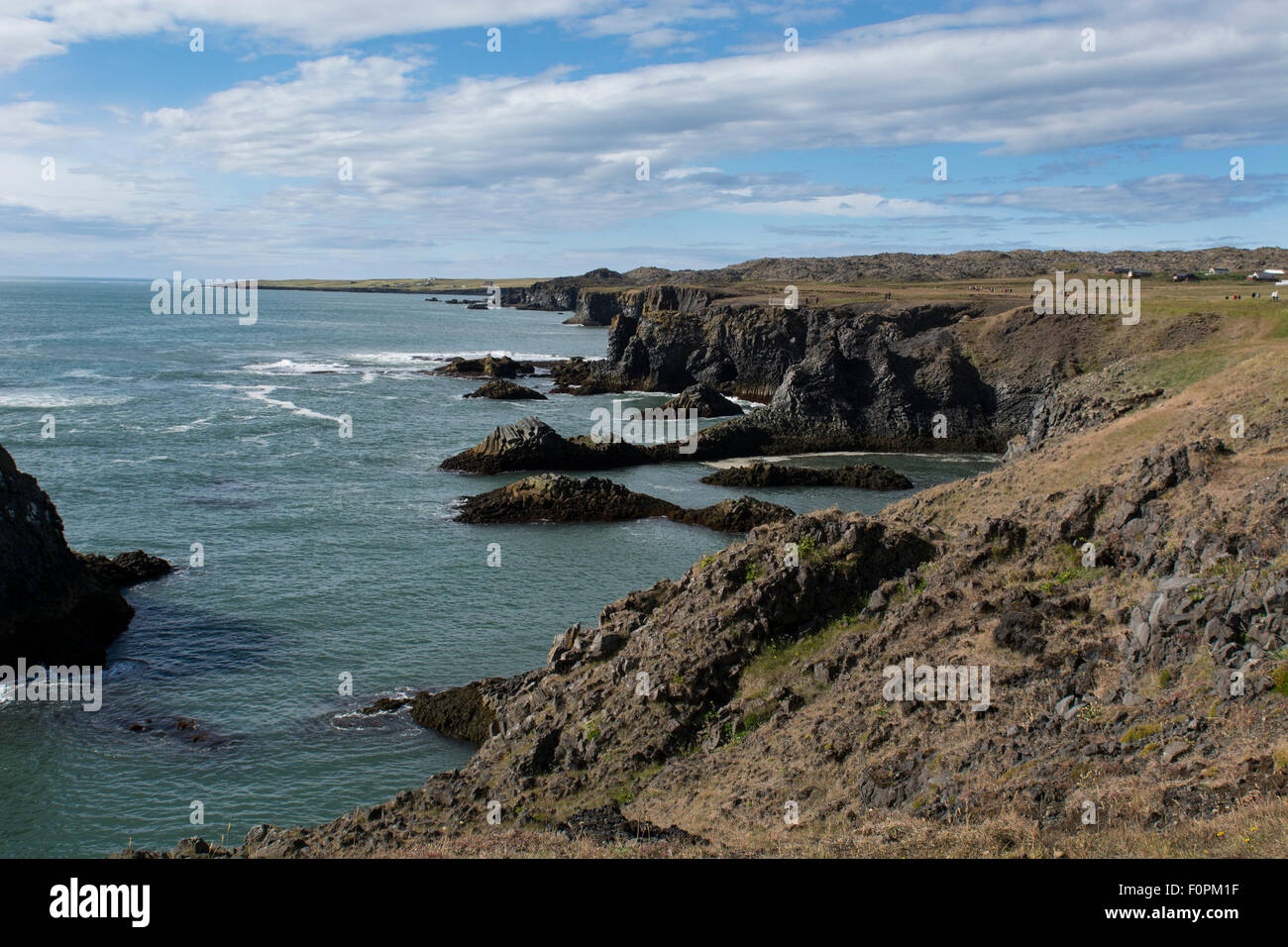 Iceland, West Iceland (aka Vesturland), Snaefellnes Peninsula ...