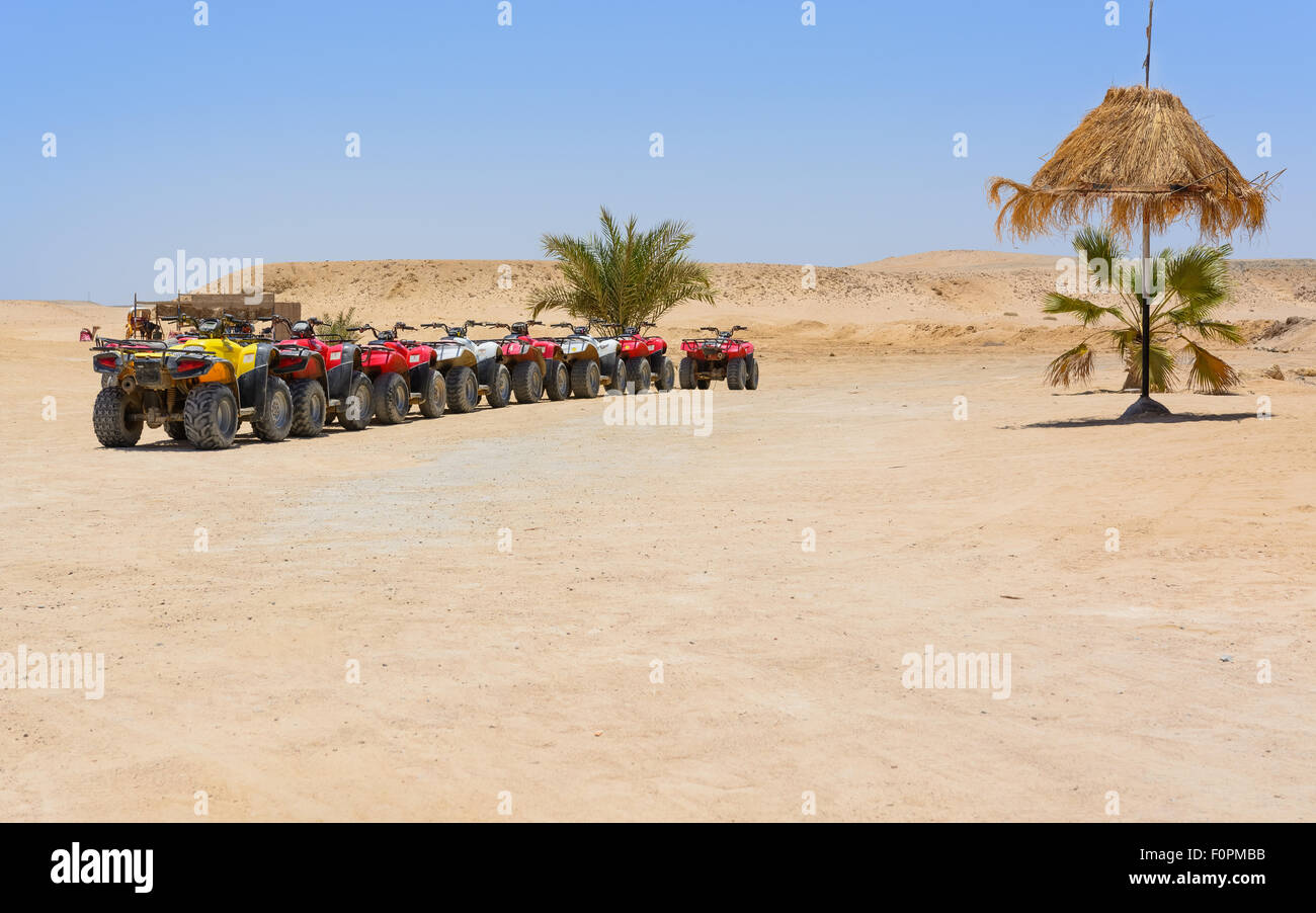 In the picture a row of oblique quad ready to be used and in the ...