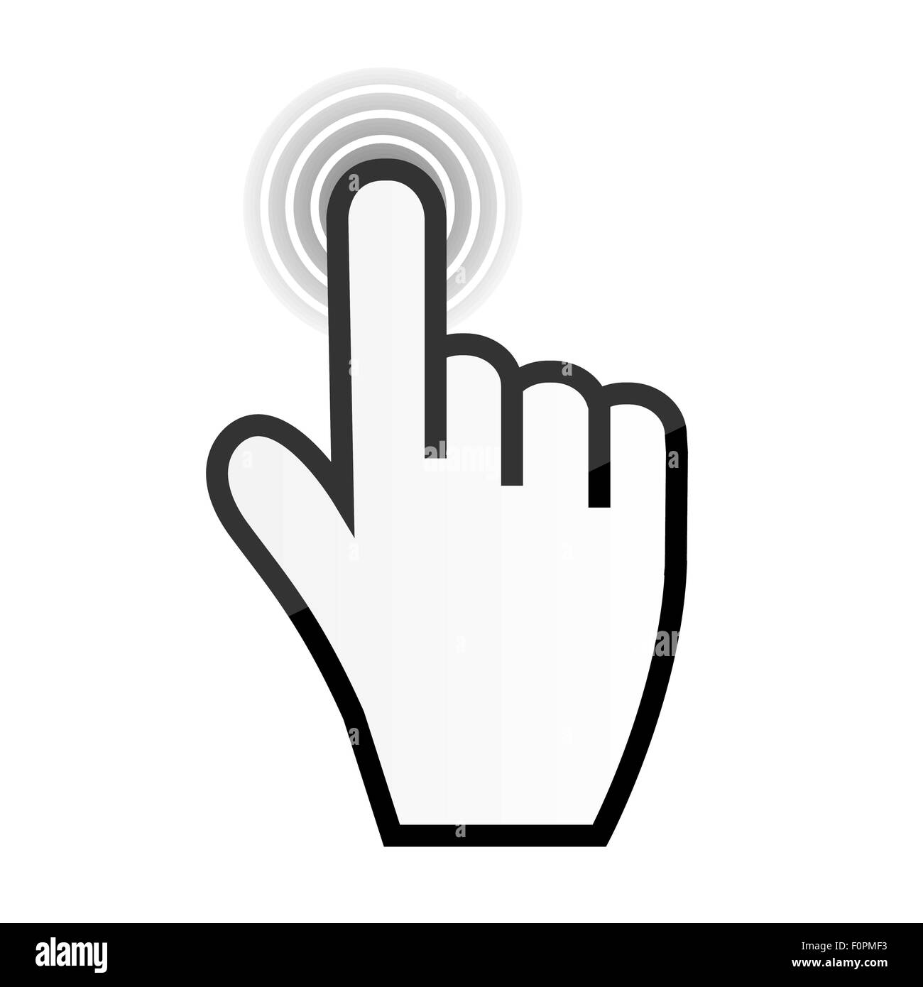 Mouse hand cursor vector illustration Stock Vector Image & Art - Alamy
