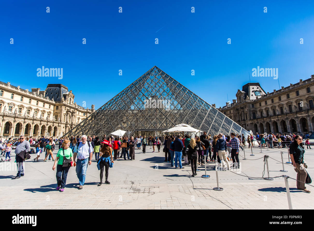France Paris Louvre outdoors Stock Photo - Alamy