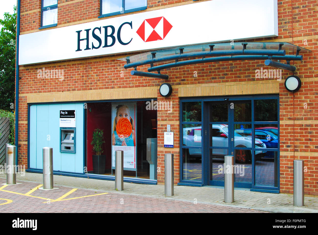 HSBC Bank Commercial building Stock Photo - Alamy