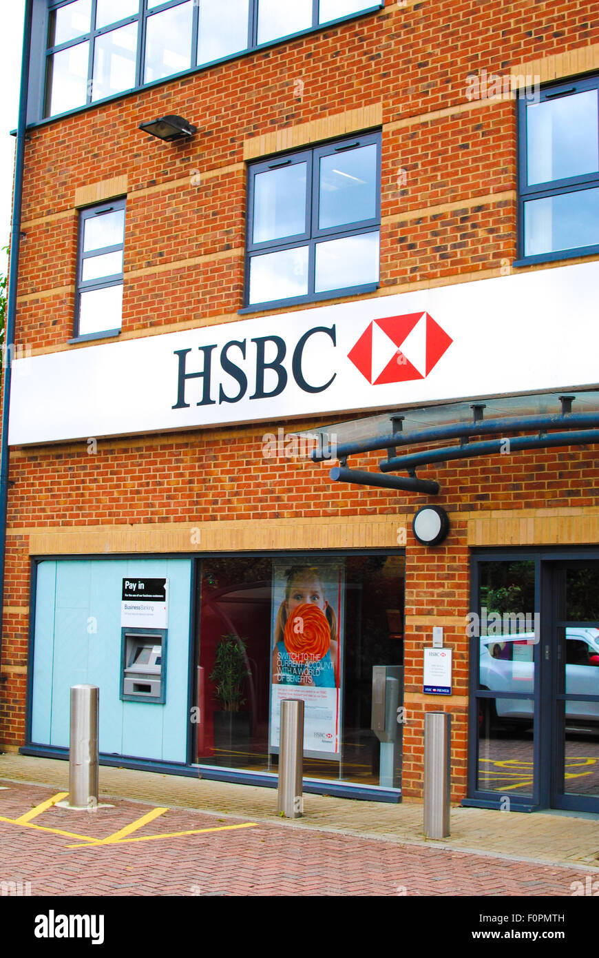 HSBC Bank Commercial building Stock Photo - Alamy