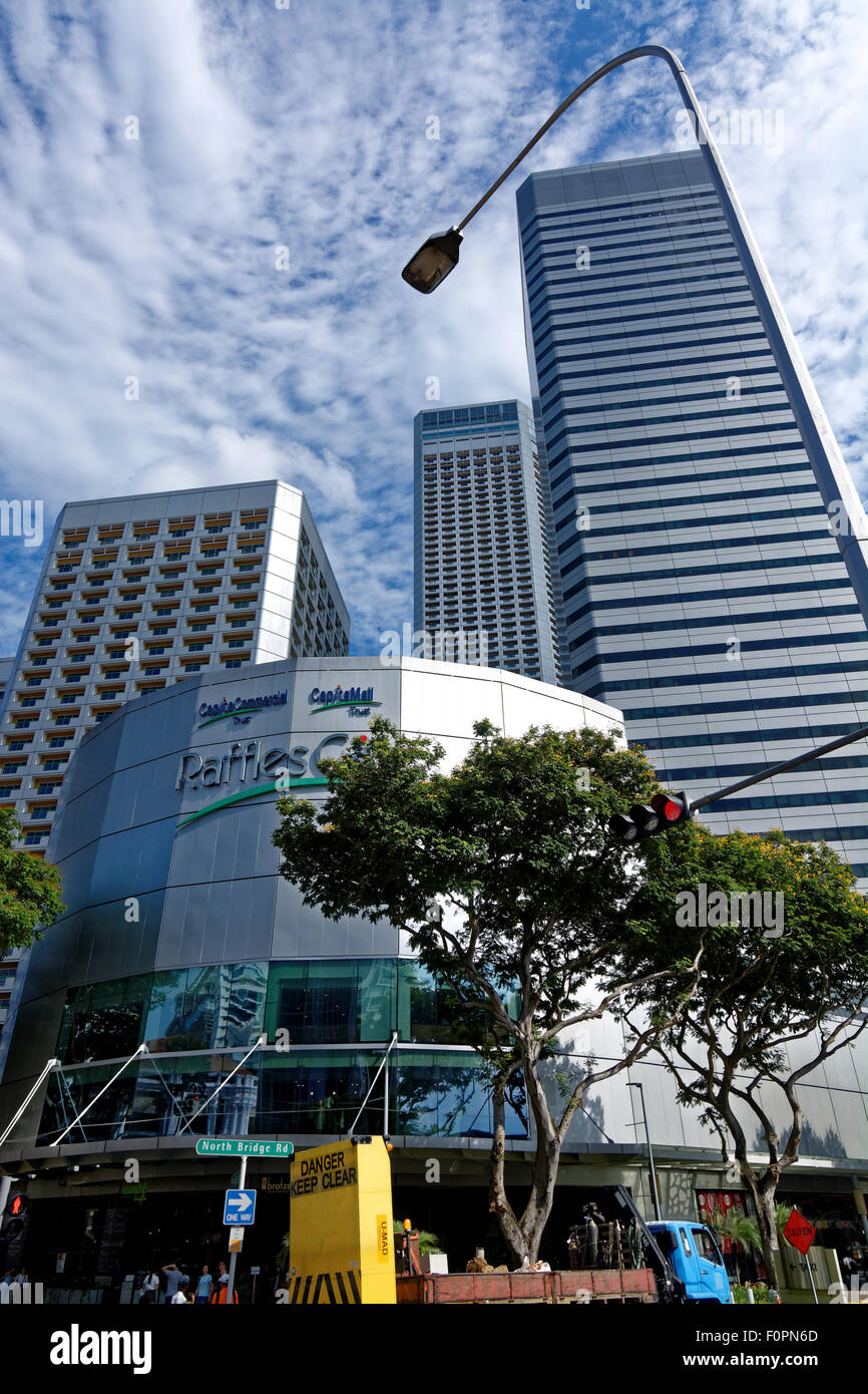 Raffles city shopping centre hi-res stock photography and images - Alamy