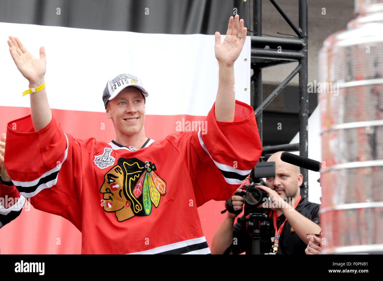 Chicago Blackhawks Stanley Cup Championship Rally at Soldier Field on ...