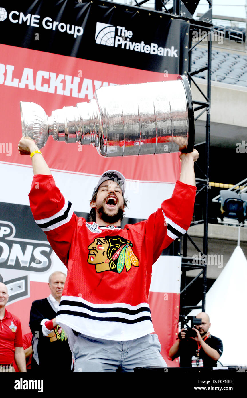 Chicago Blackhawks Stanley Cup Championship Rally at Soldier Field on ...