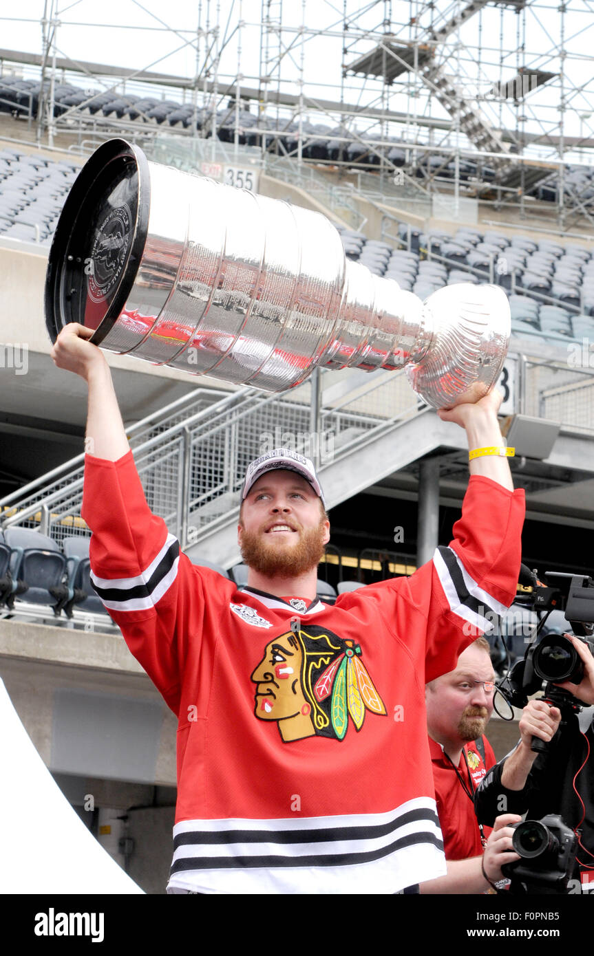 Chicago Blackhawks Stanley Cup Championship Rally at Soldier Field on ...