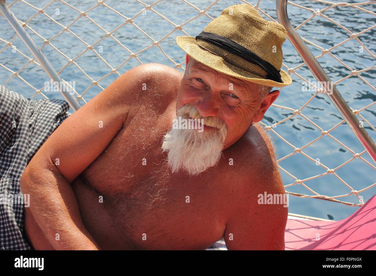 Man open shirt chest hair hi-res stock photography and images - Alamy