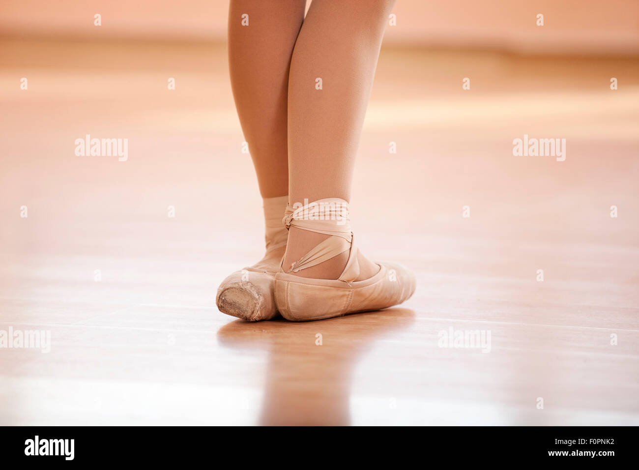 Legs of young ballerina, ballet dancing class Stock Photo - Alamy