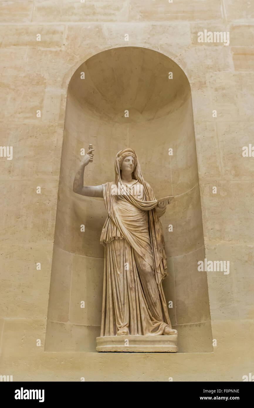 France Paris Louvre exhibition hall Stock Photo - Alamy
