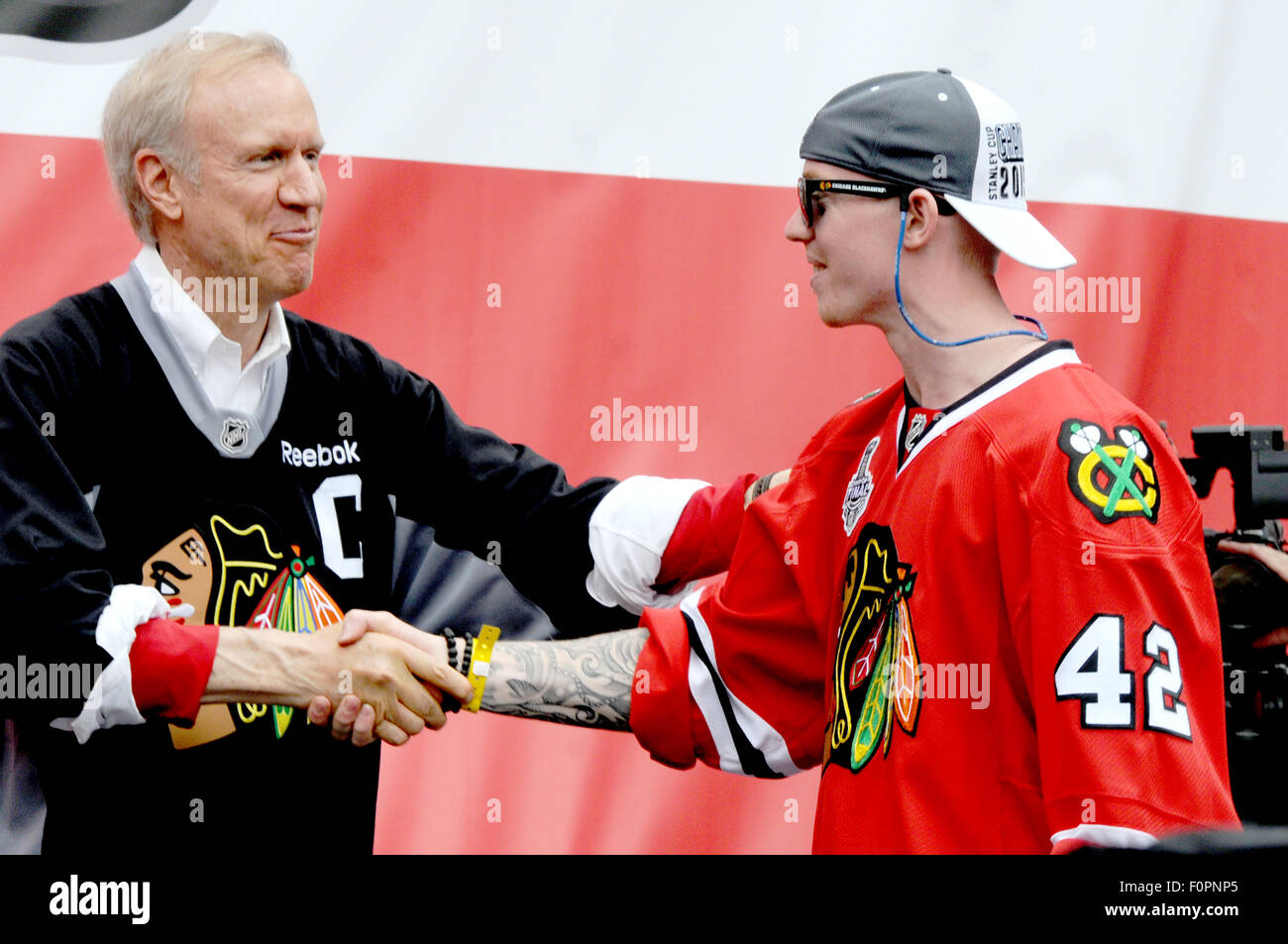 Chicago Blackhawks Stanley Cup Championship Rally at Soldier Field on ...